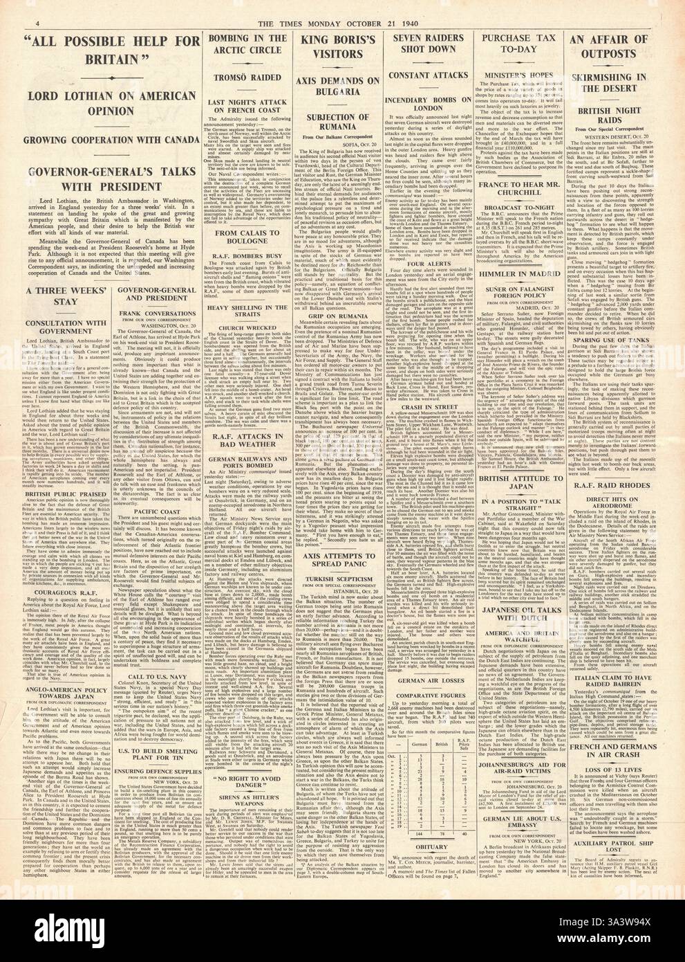 1940 the times us war planes arrive in britain hi-res stock photography ...