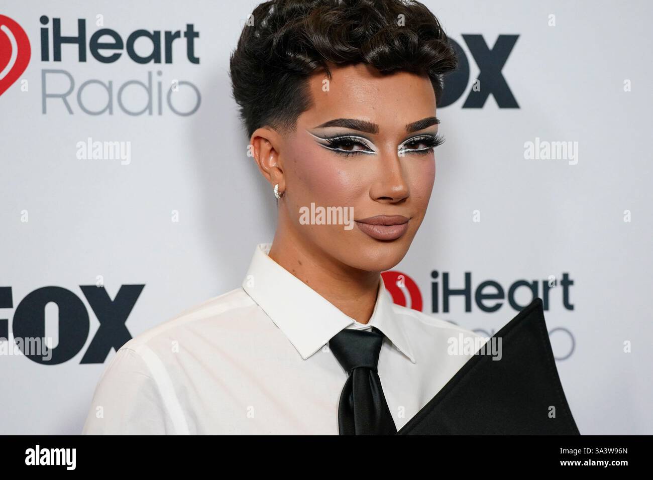 James Charles arrives at the iHeartRadio Music Awards, Monday, March 17 ...