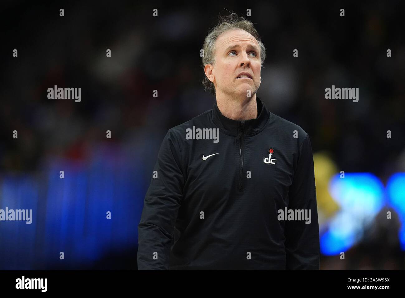 Washington Wizards head coach Brian Keefe () in the first half of an ...