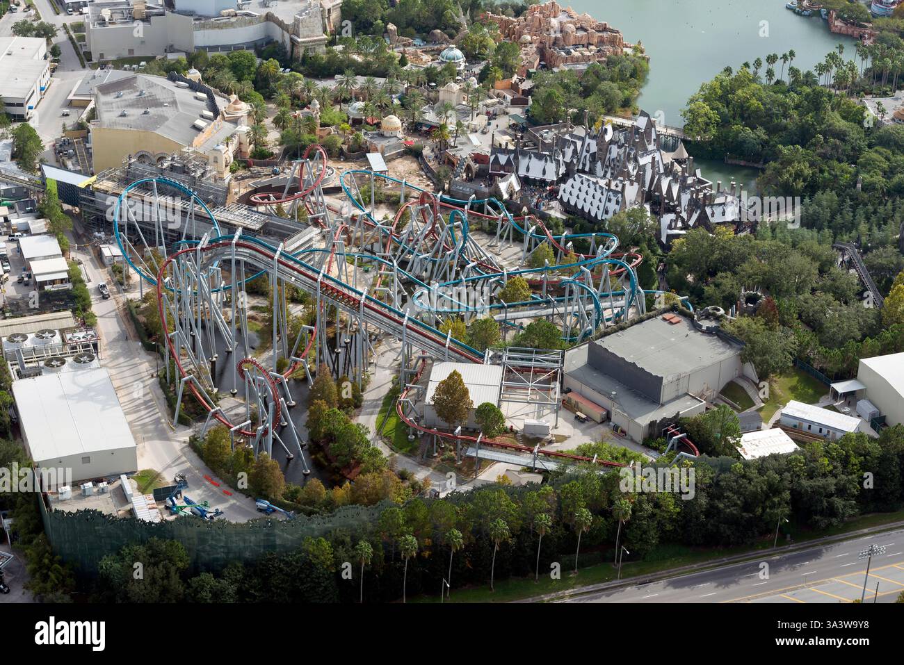 Dueling Dragons at Islands of Adventure in Orlando Florida. The much ...