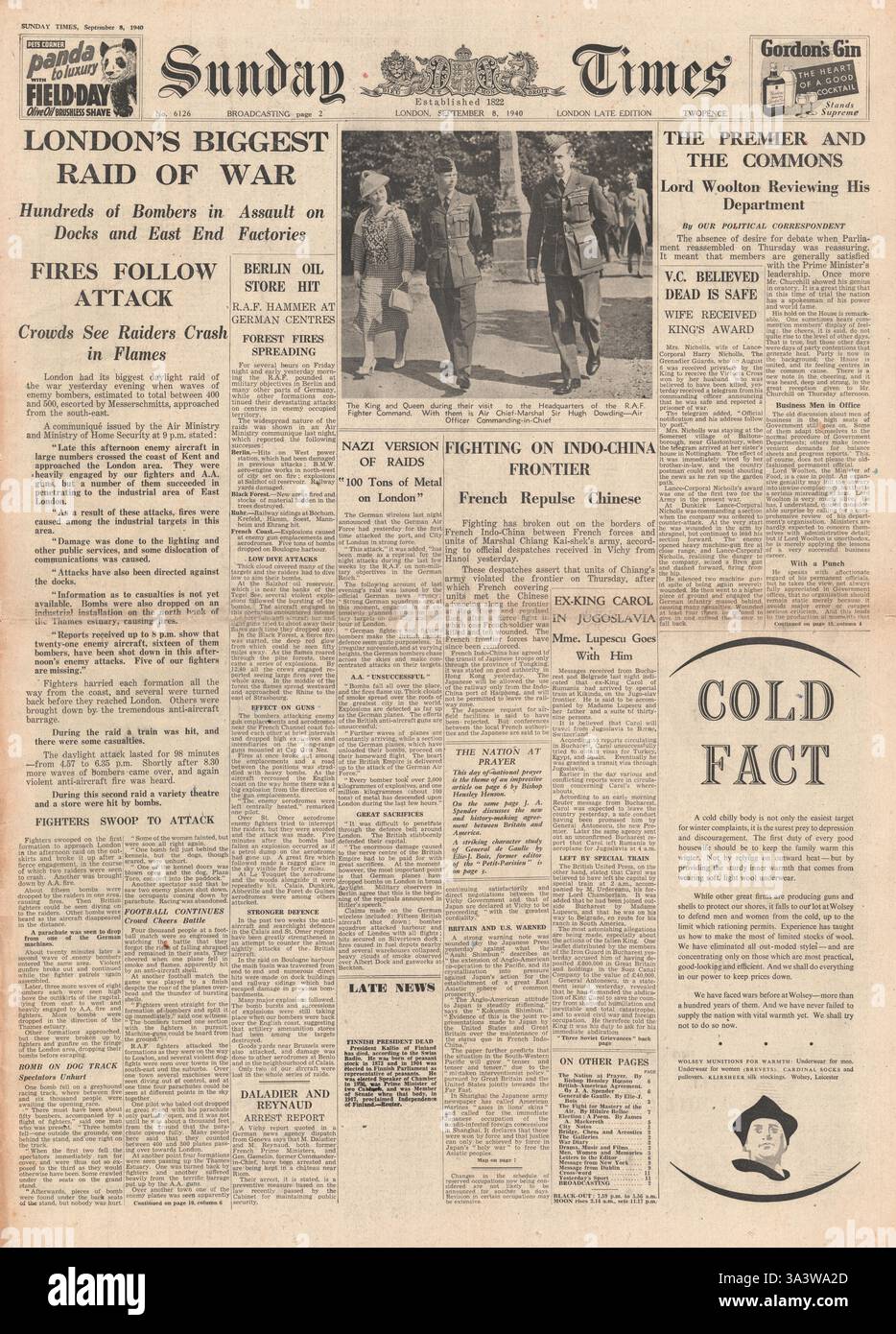 The london times newspaper front page hi-res stock photography and ...