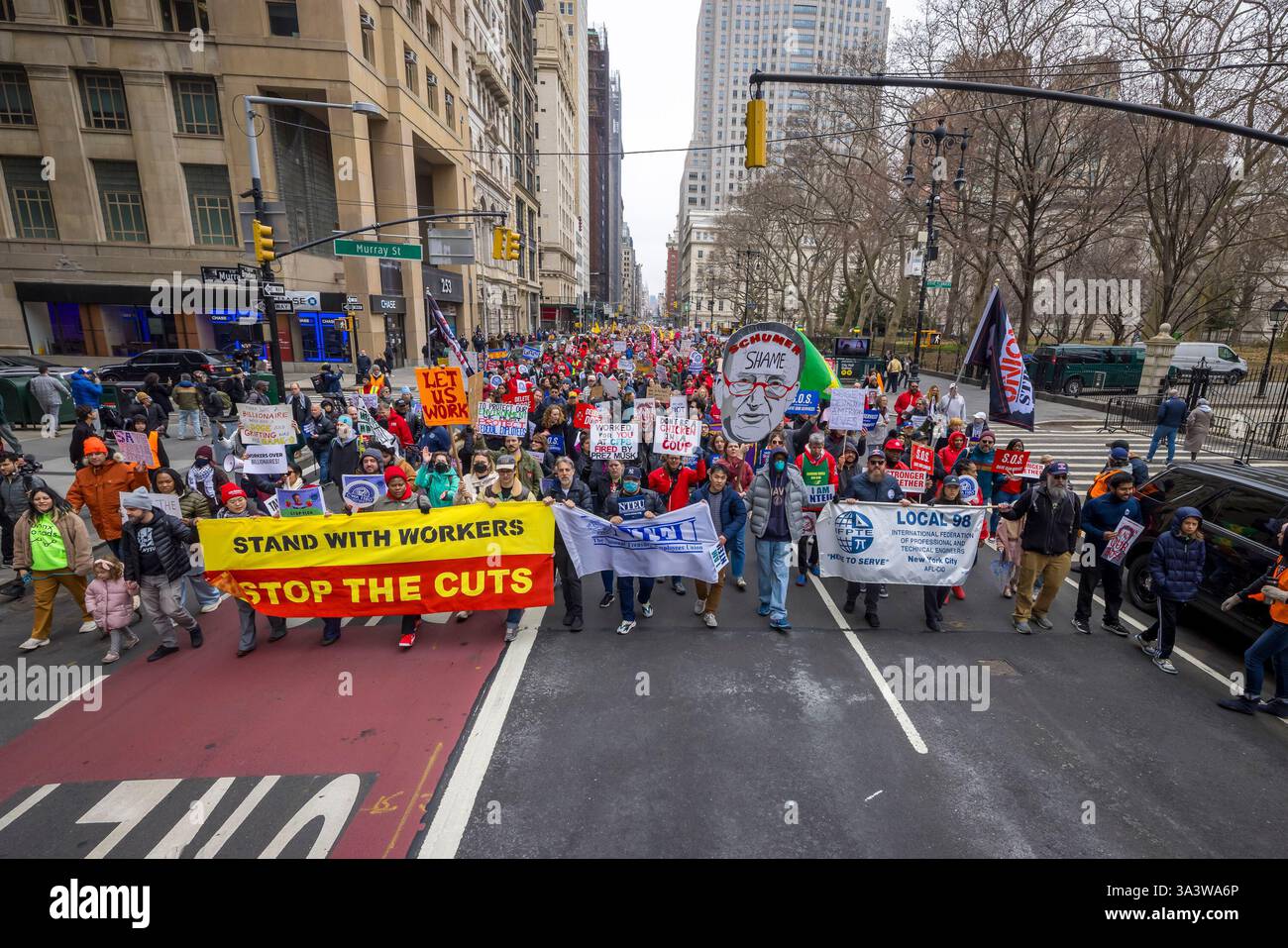 March 15, 2025, New York City, New York, United States: Thousands of ...
