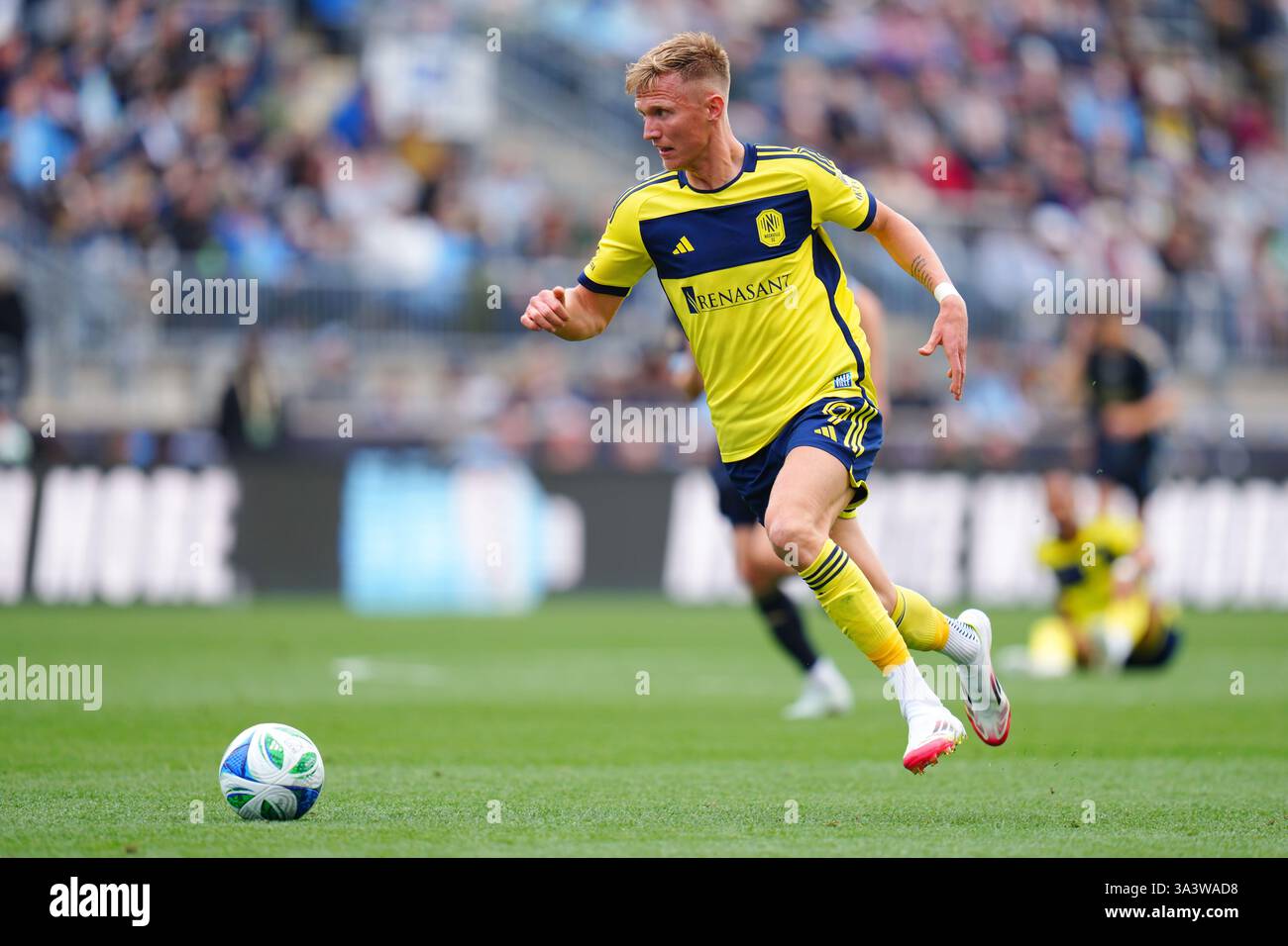 Chester, Pennsylvania, USA. 16th Mar, 2025. Nashville SC Forward Sam ...