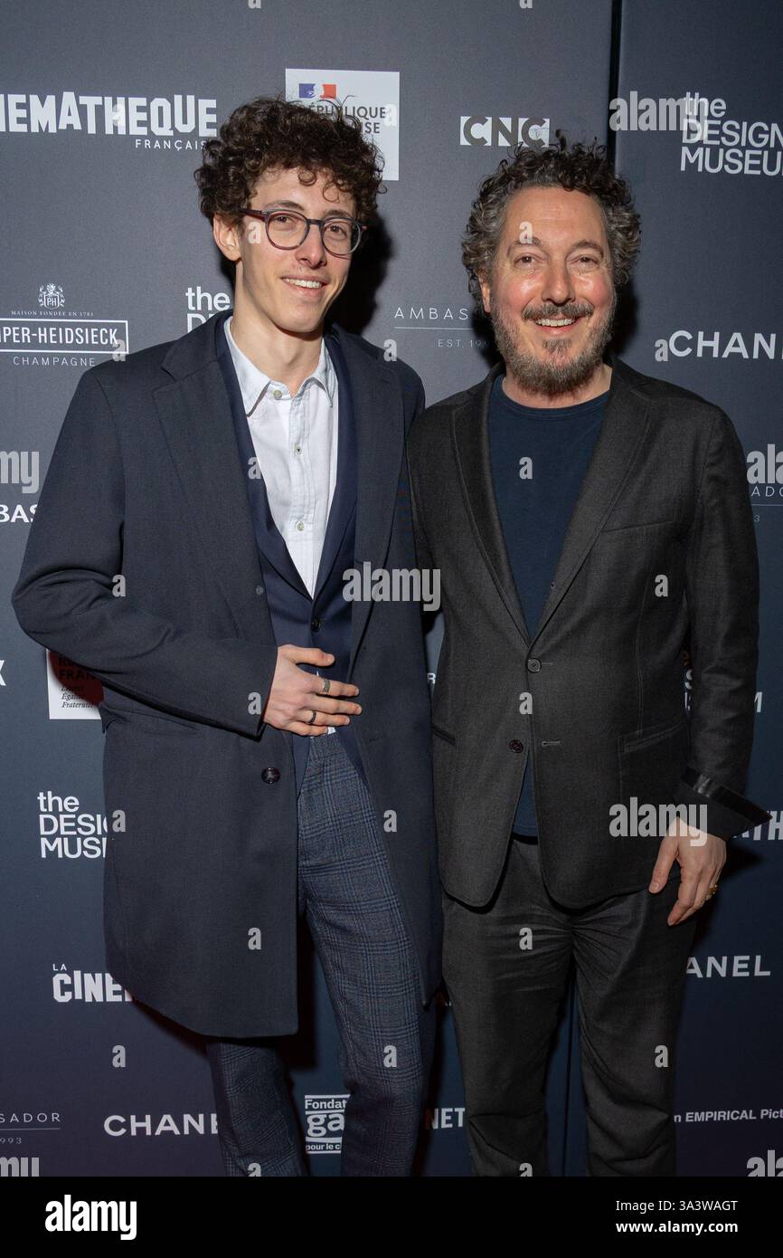 Paris, France. 17th Mar, 2025. Tado Gallienne, Guillaume Gallienne ...