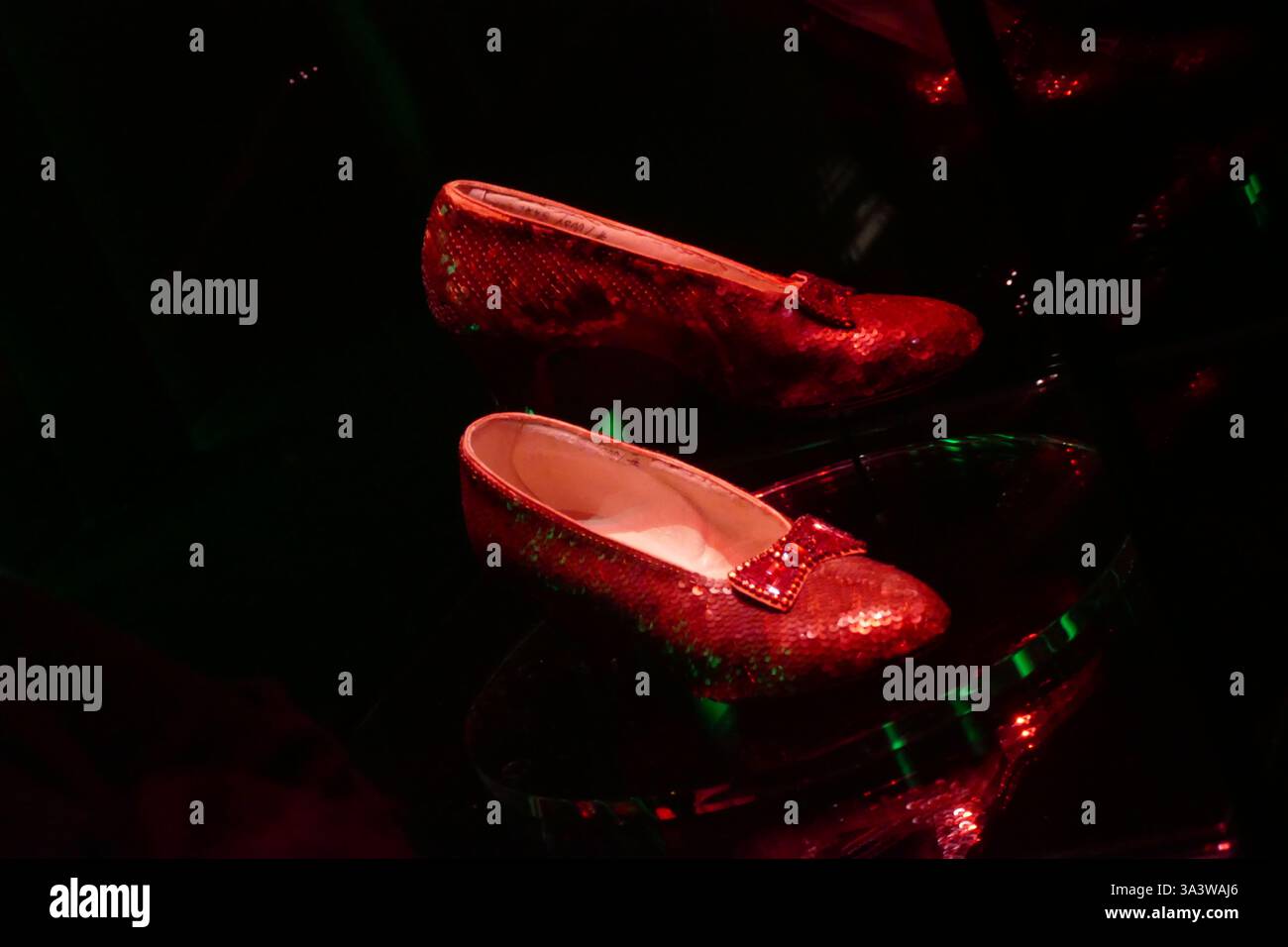 Los Angeles, California, USA 16th March 2025 The Wizard of Oz Dorothy Ruby Red Slippers worn by ...