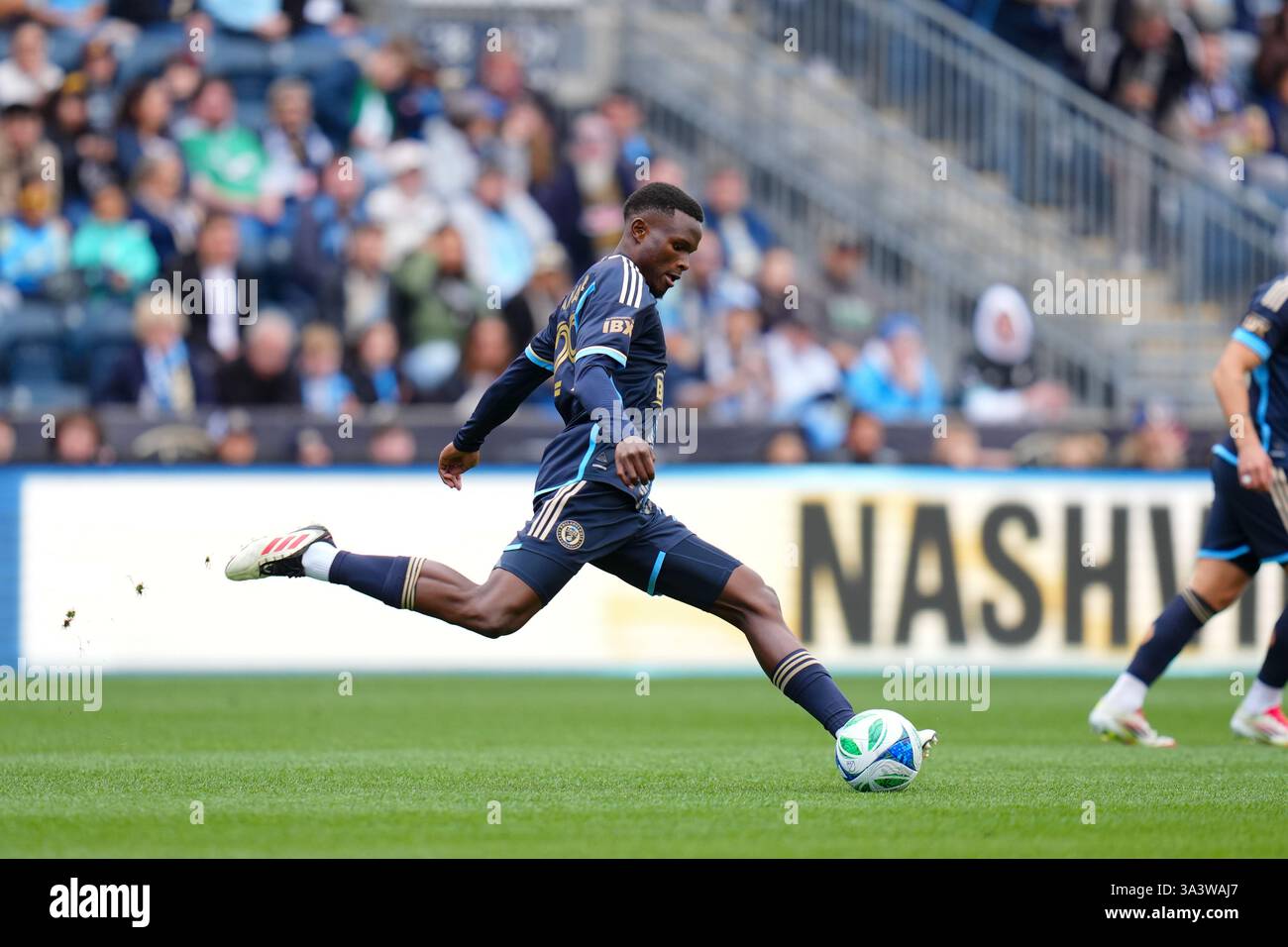 Chester, Pennsylvania, USA. 16th Mar, 2025. Philadelphia Union Defender ...