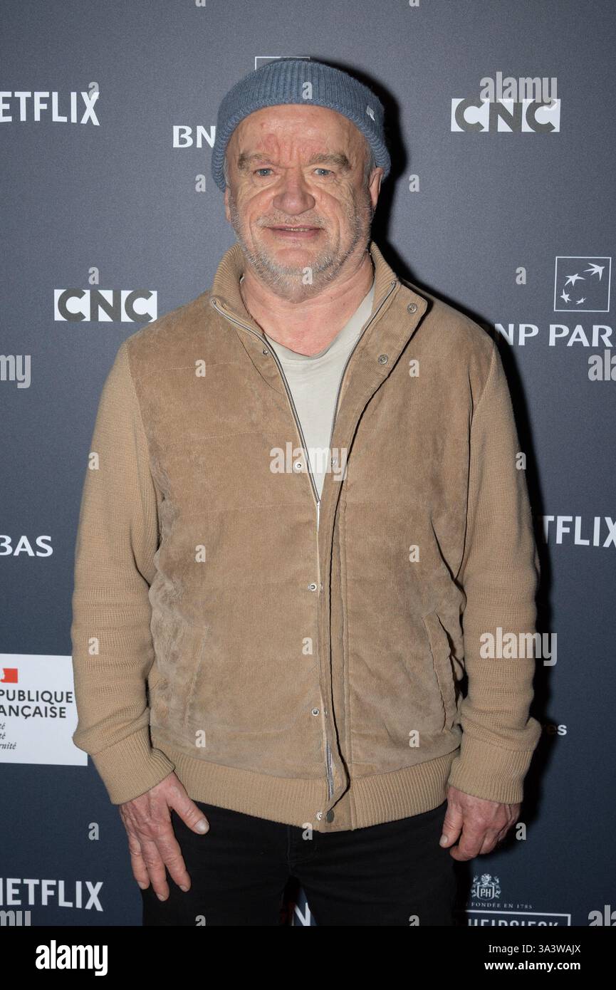 Paris, France. 17th Mar, 2025. Dominique Pinon attends the 'Wes ...