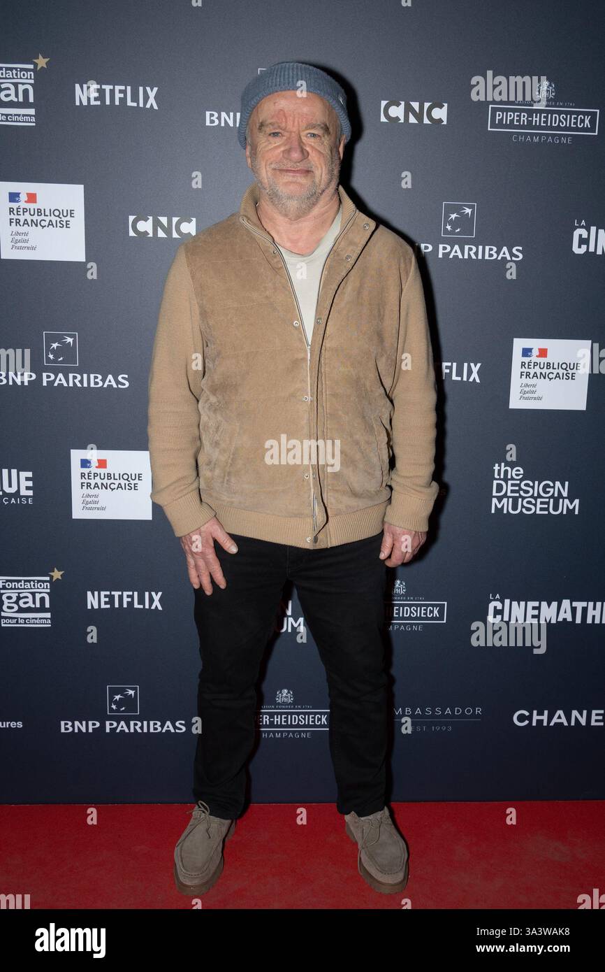 Paris, France. 17th Mar, 2025. Dominique Pinon attends the 'Wes ...