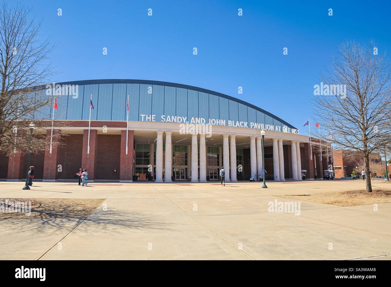 Oxford, MS - February 28, 2025: Students walk on campus near The Sandy ...