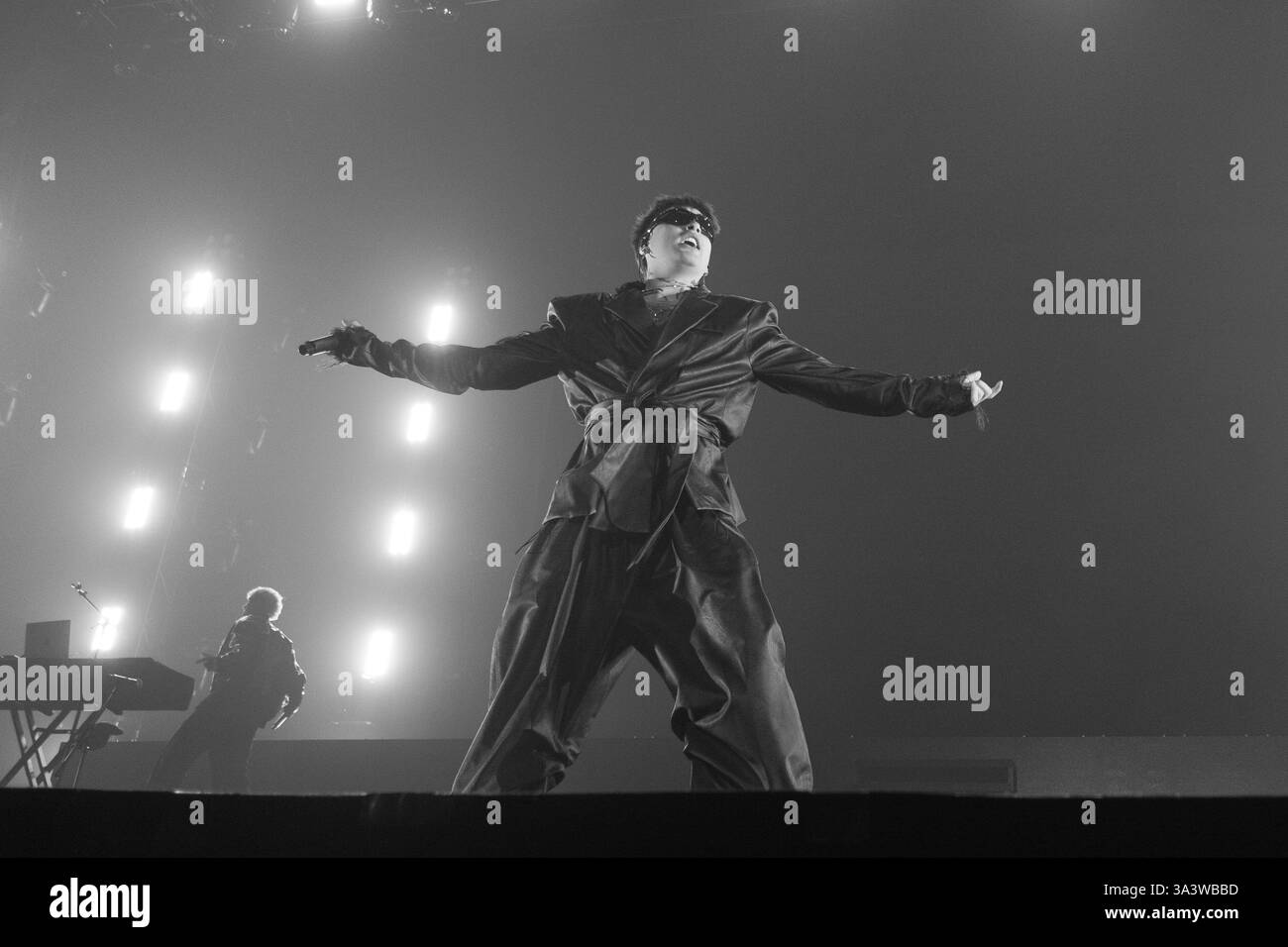 The artist Tiago PZK during his concert at the Movistar Arena, on 14 ...