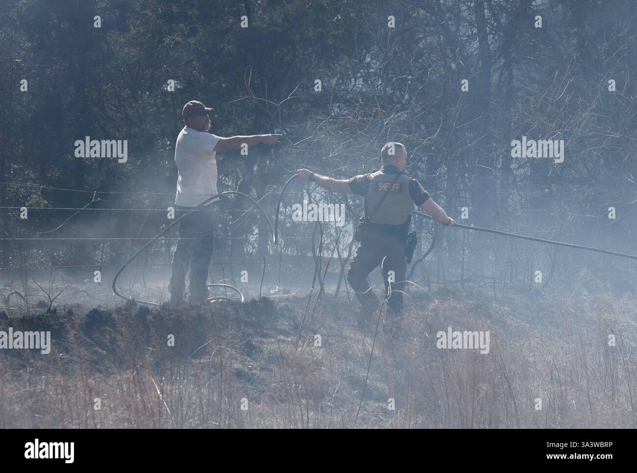 Fire crews, volunteers and the Payne County Sheriffs office battle hot ...