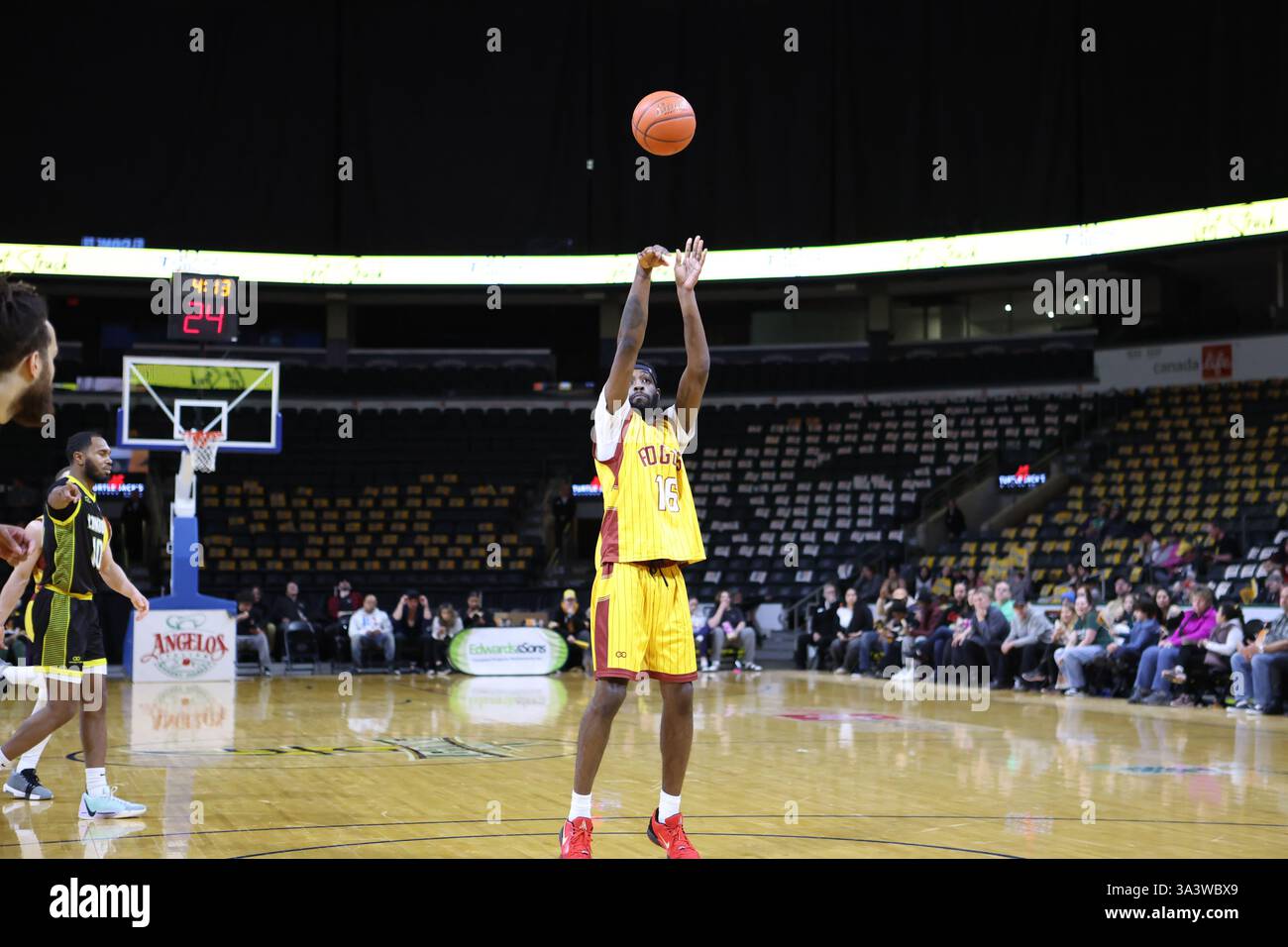 London, Canada. 17th Mar, 2025. The London Lightning lead the ...