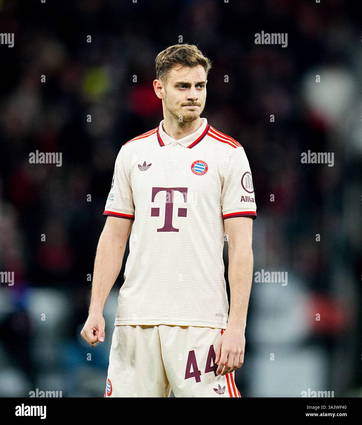 Bay Arena, Leverkusen, Germany. 11th Mar, 2025. Josip Stanisic of ...