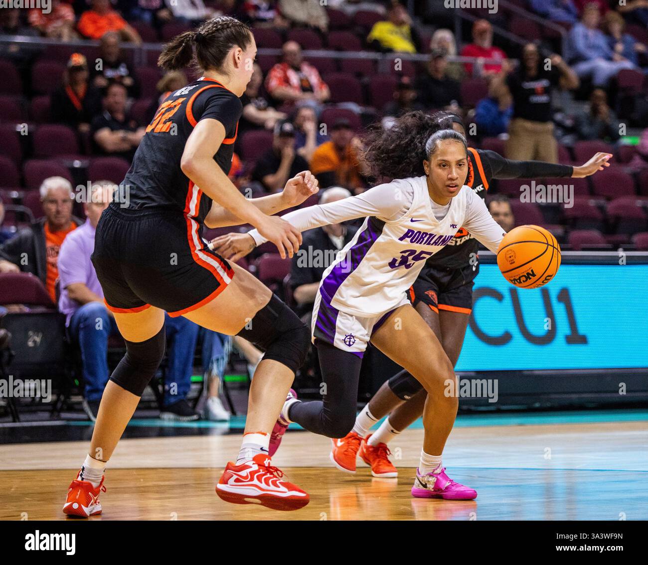 March 11 2025 Las Vegas, NV, U.S.A. Portland forward Alexis Mark (35 ...