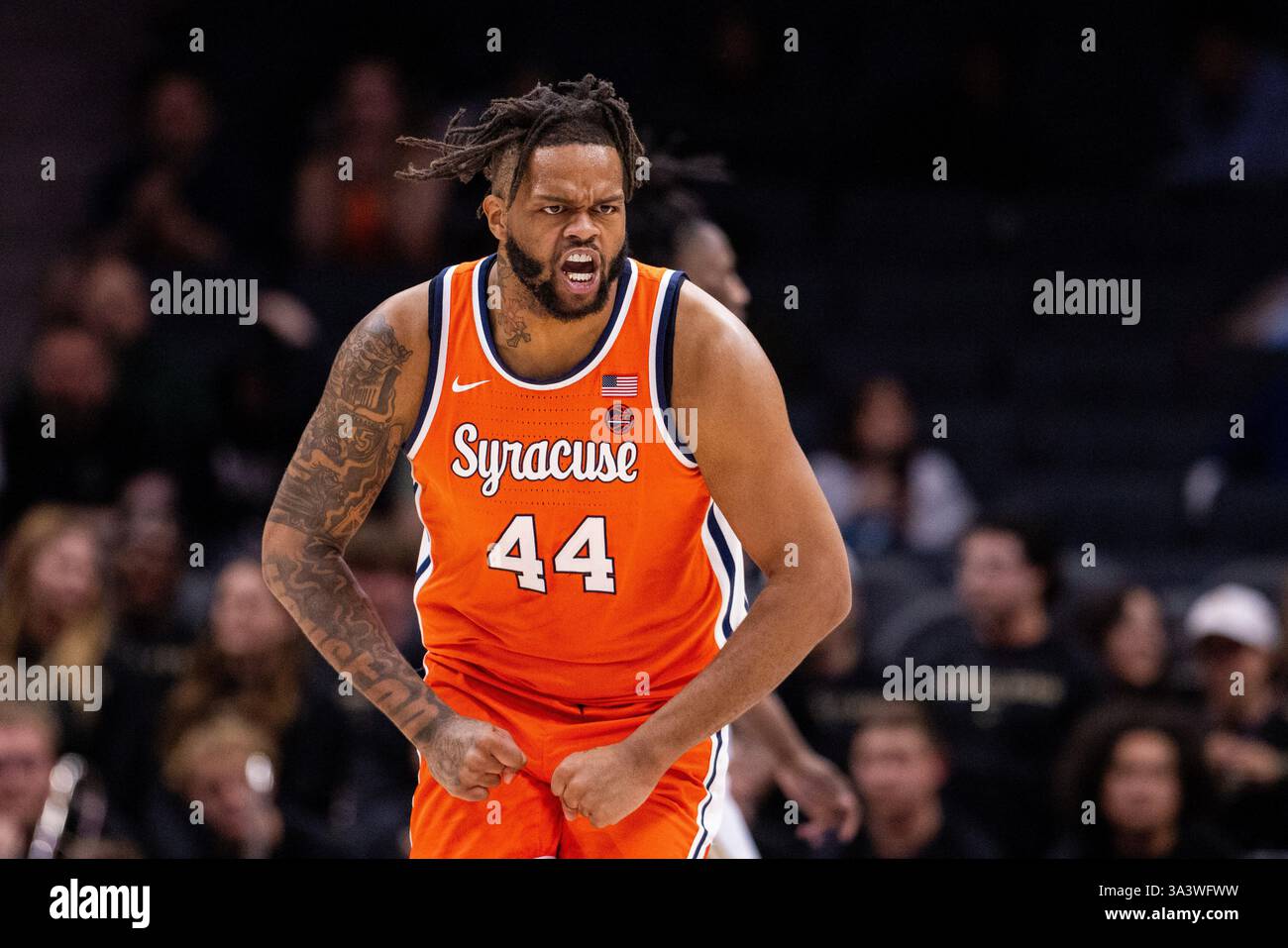 March 11, 2025: Syracuse Orange center Eddie Lampkin Jr. (44 ...