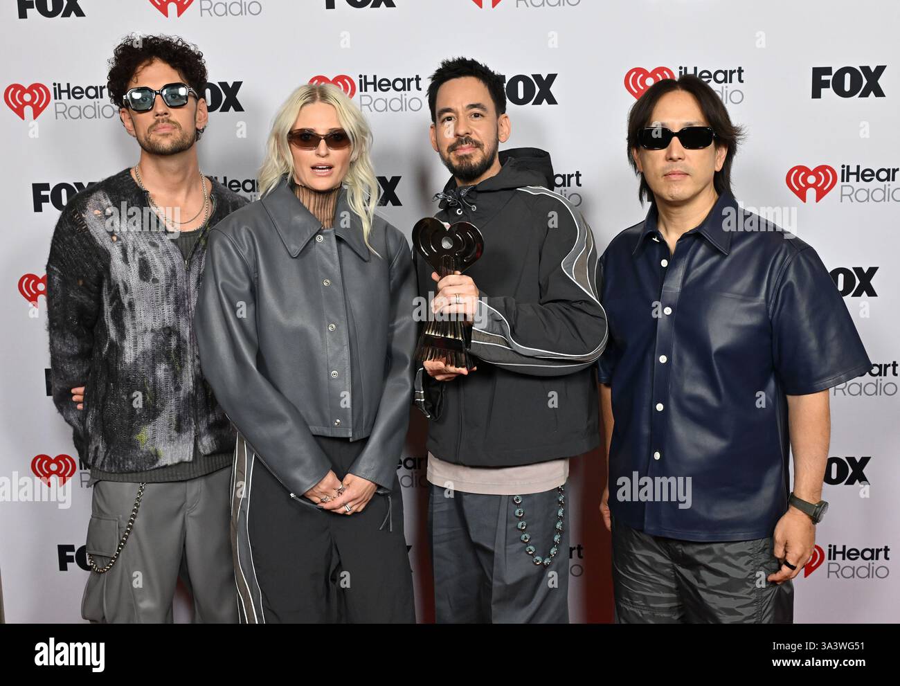 Hollywood, USA. 17th Mar, 2025. Colin Brittain, Emily Armstrong, Mike ...
