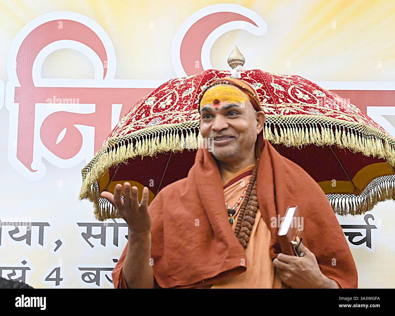 NEW DELHI, INDIA - MARCH 17: Shankaracharya Avimukteshwaranand and ...