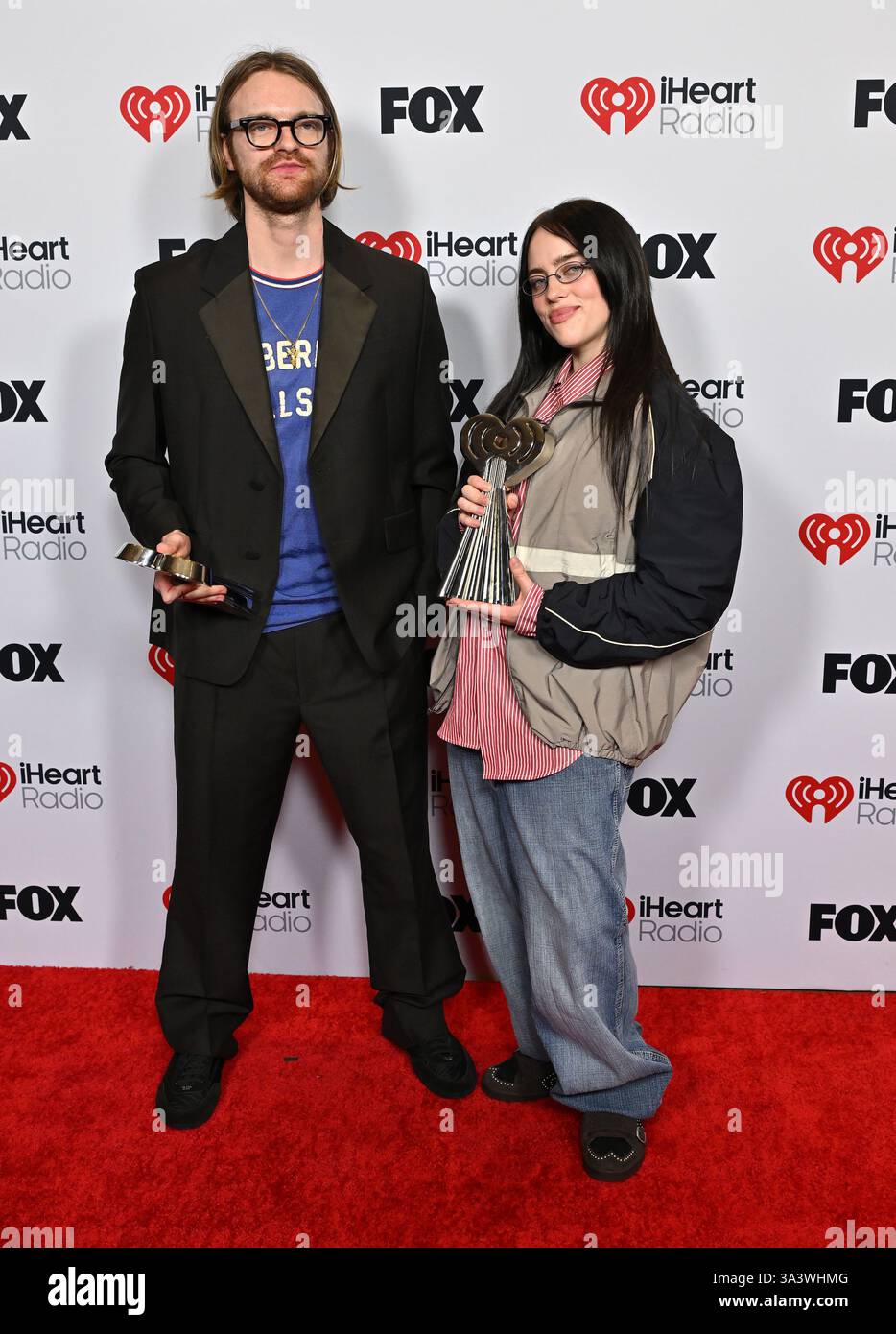 Hollywood, USA. 17th Mar, 2025. Finneas O'Connell and Billie Eilish ...
