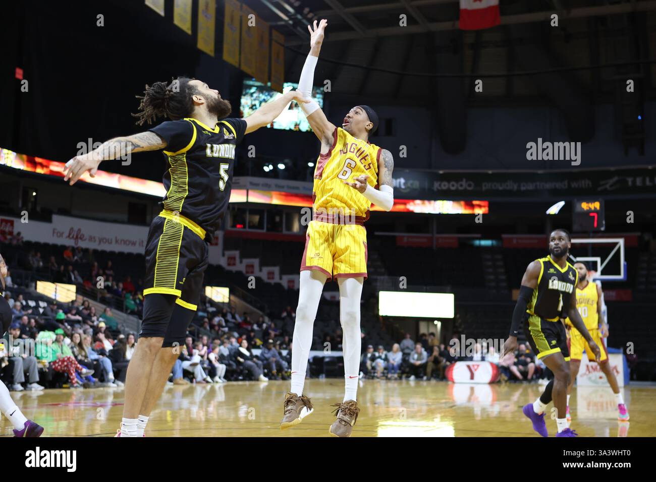 London, Canada. 17th March, 2025. The London Lightning defeat the ...