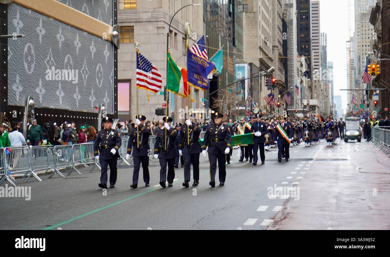 March 17, 2025, New York City, New York: (new) 264thÃ‚Â annual new york ...