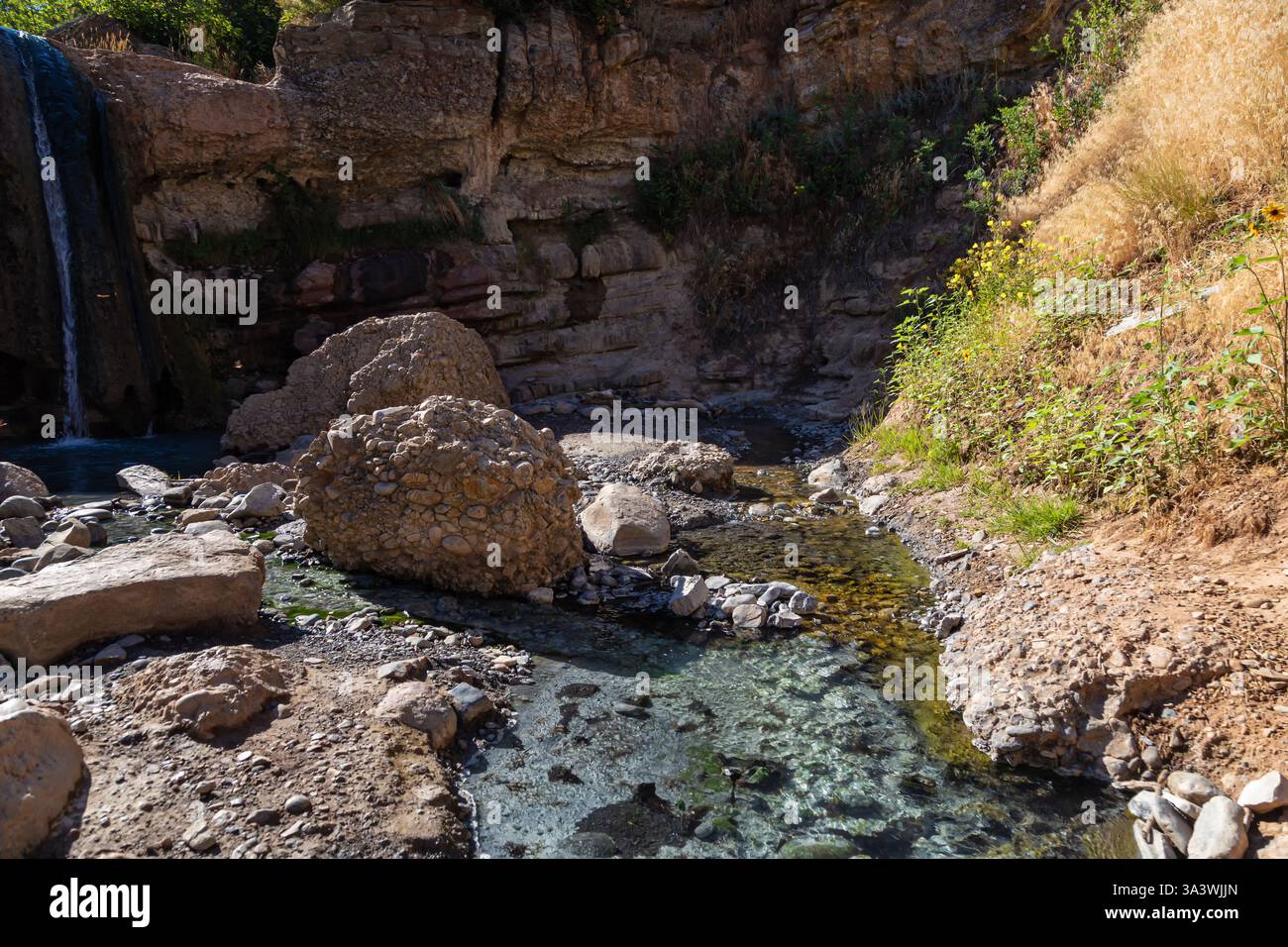 The Hot Spring in Utah Stock Photo - Alamy