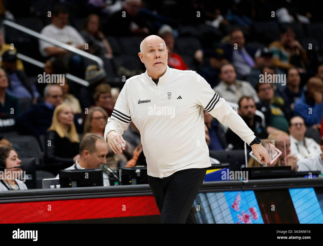 March 13, 2025: Saint Bonaventure Bonnies Head Coach Mark Schmidt ...