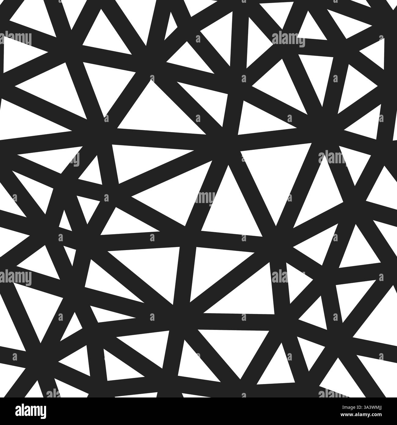 Pattern of triangle shapes. Medium triangles size. Heavy lines weight. Repeatable pattern ...