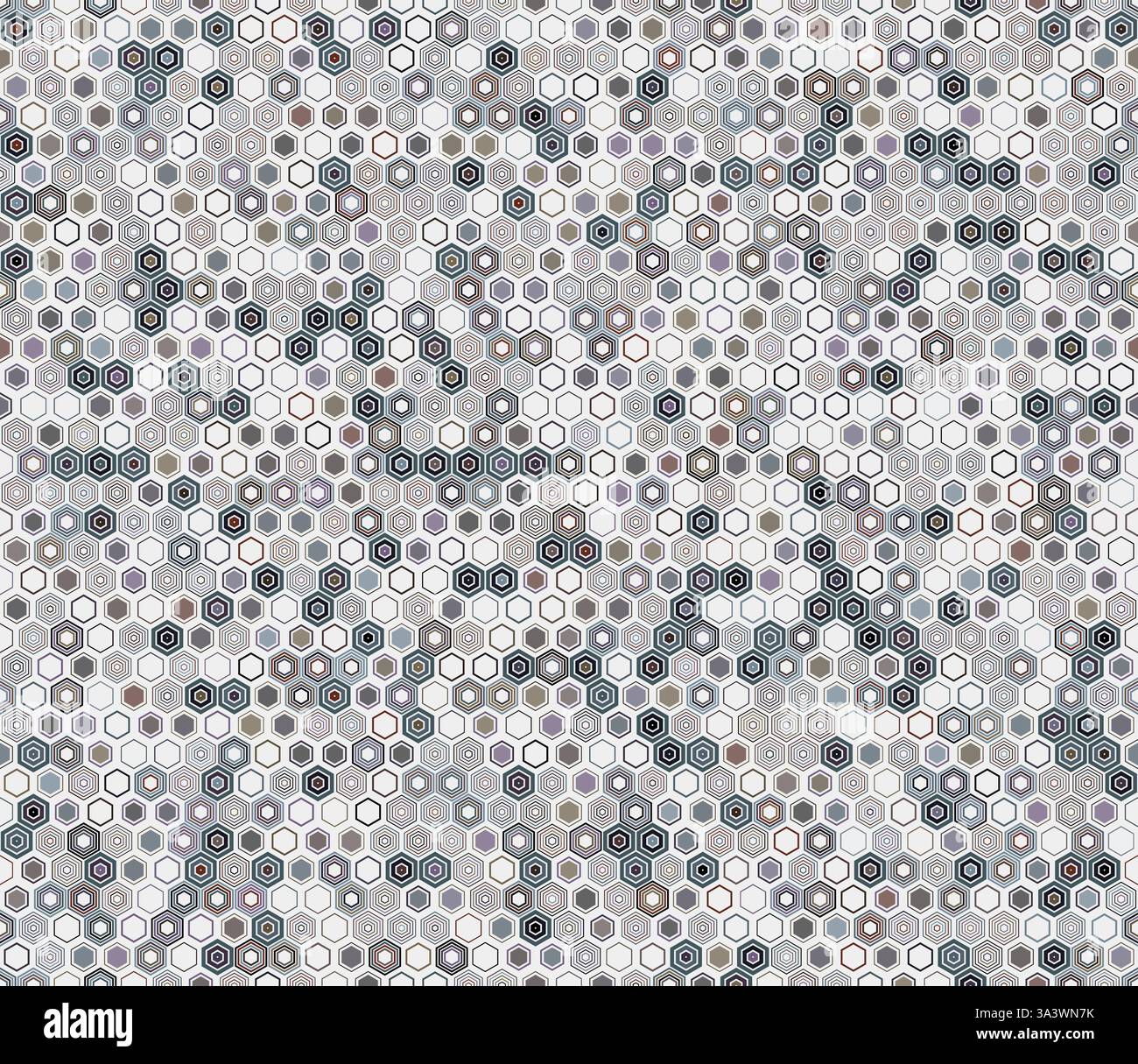 Hexagon background design. Geometric shapes of varied style and color. Regular hexagon shapes ...