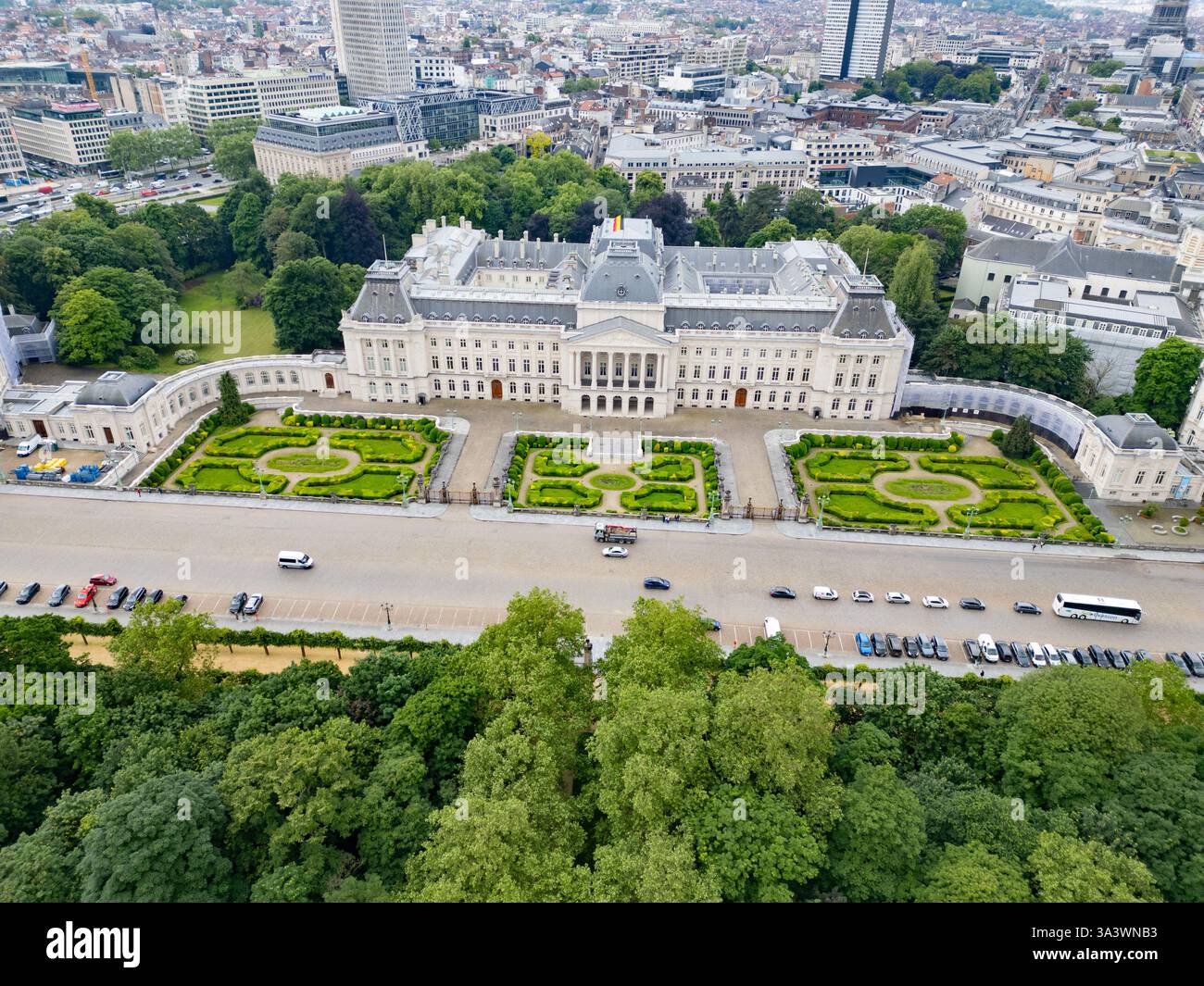 Royal palace of brussels above hi-res stock photography and images - Alamy