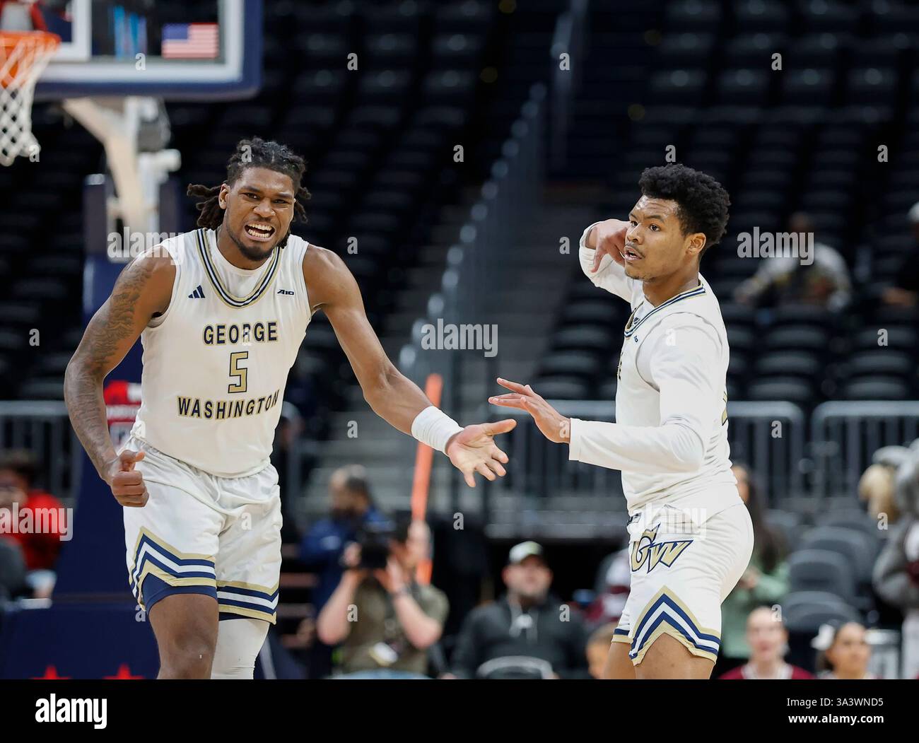 March 13, 2025: George Washington Revolutionaries Guard #5 Gerald ...