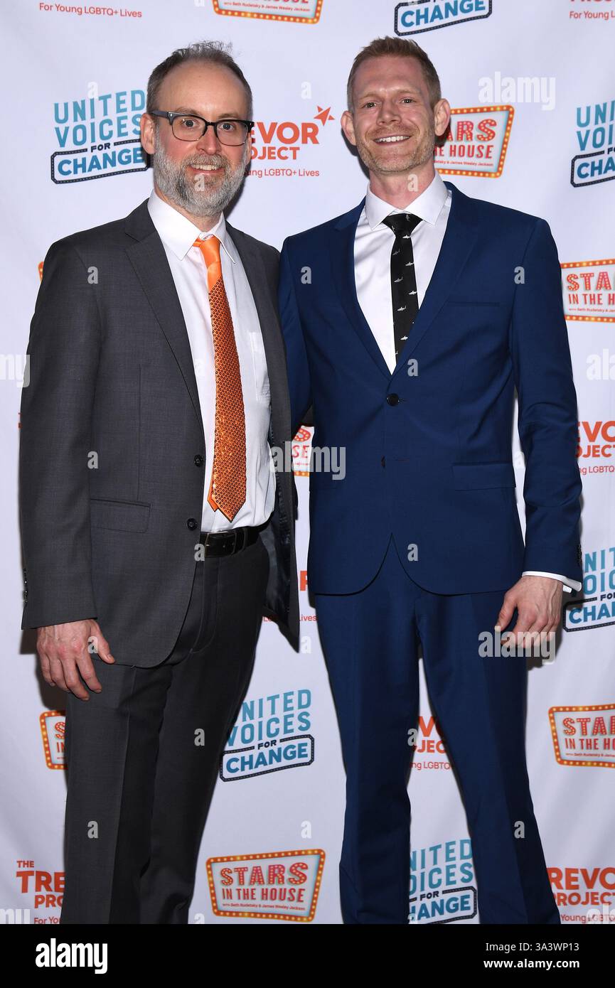 New York, USA. 17th Mar, 2025. (L-R) Christopher Dimond and Michael ...