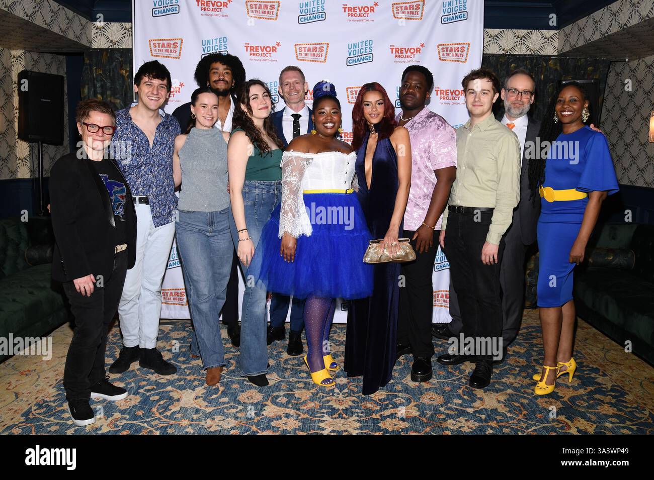New York, USA. 17th Mar, 2025. (L-R) Chris Nee, Dylan Toms, Caroline ...