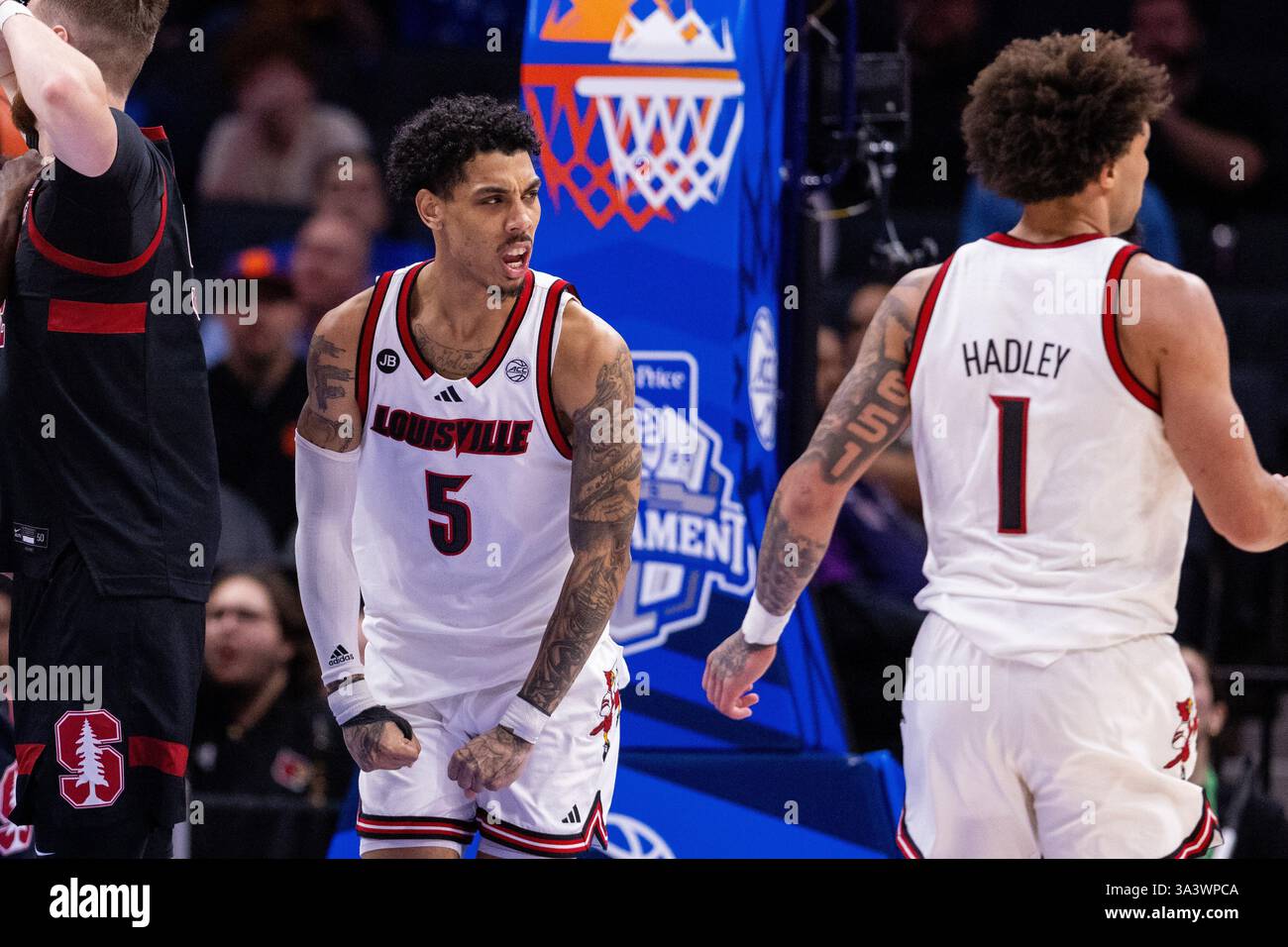 March 13, 2025: Louisville Cardinals guard Terrence Edwards Jr. (5 ...