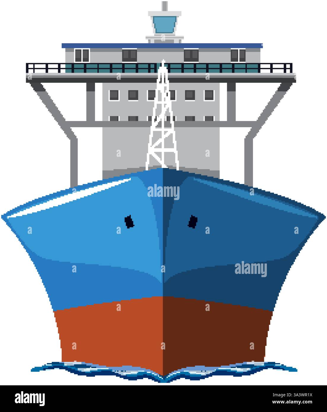 A cargo ship Cut Out Stock Images & Pictures - Alamy