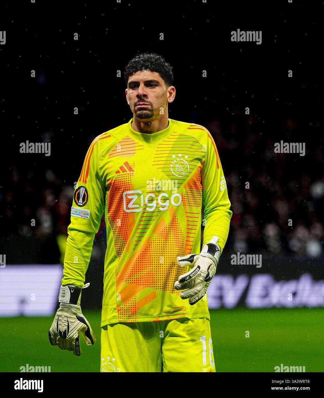 Deutsche Park, Frankfurt, Germany. 13th Mar, 2025. Matheus of Ajax ...