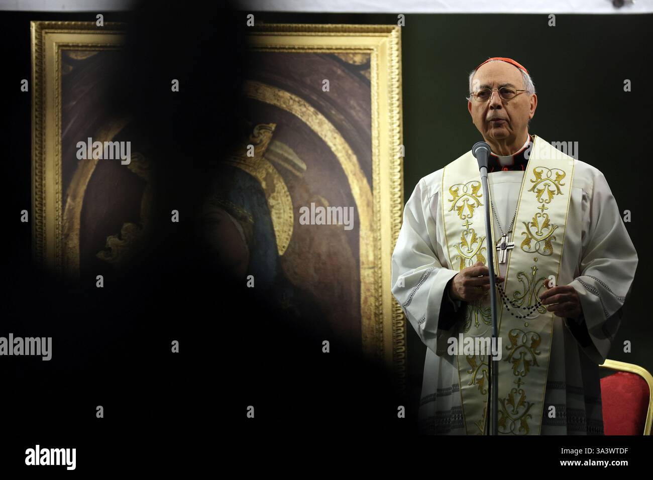 Vatican, Italy. 17th Mar, 2025. Cardinal Dominique Mamberti, Prefect of ...