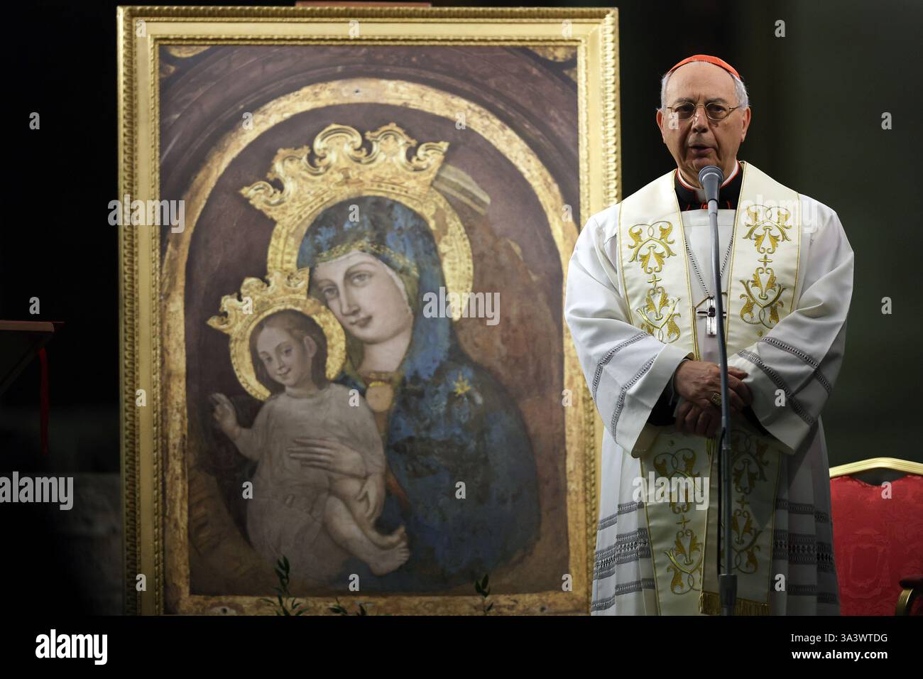 Vatican, Italy. 17th Mar, 2025. Cardinal Dominique Mamberti, Prefect of ...