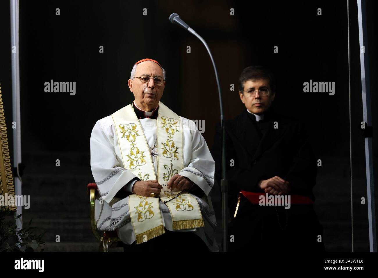 Vatican, Italy. 17th Mar, 2025. Cardinal Dominique Mamberti, Prefect of ...