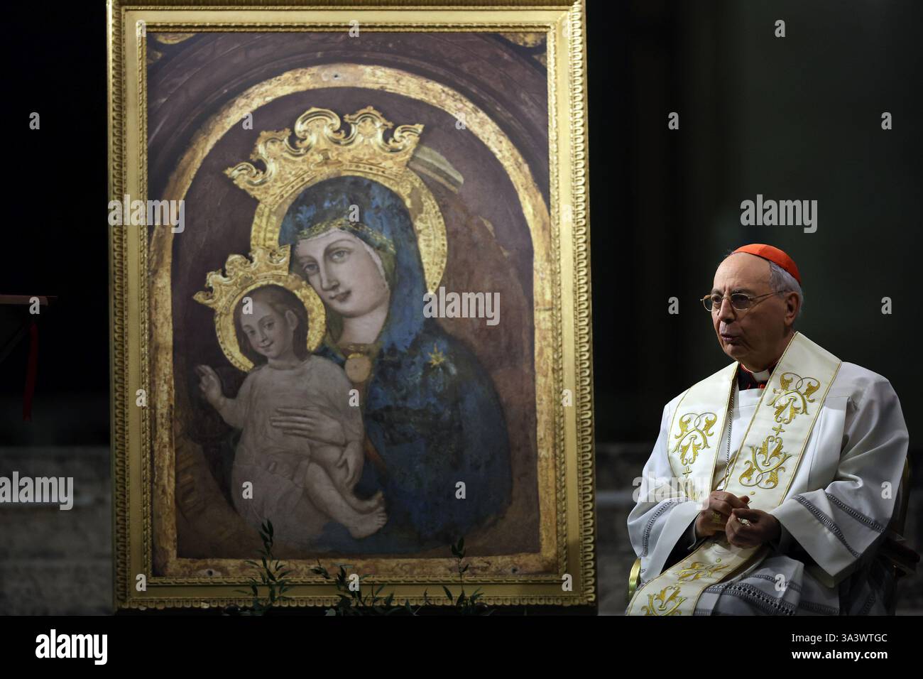 Vatican, Italy. 17th Mar, 2025. Cardinal Dominique Mamberti, Prefect of ...
