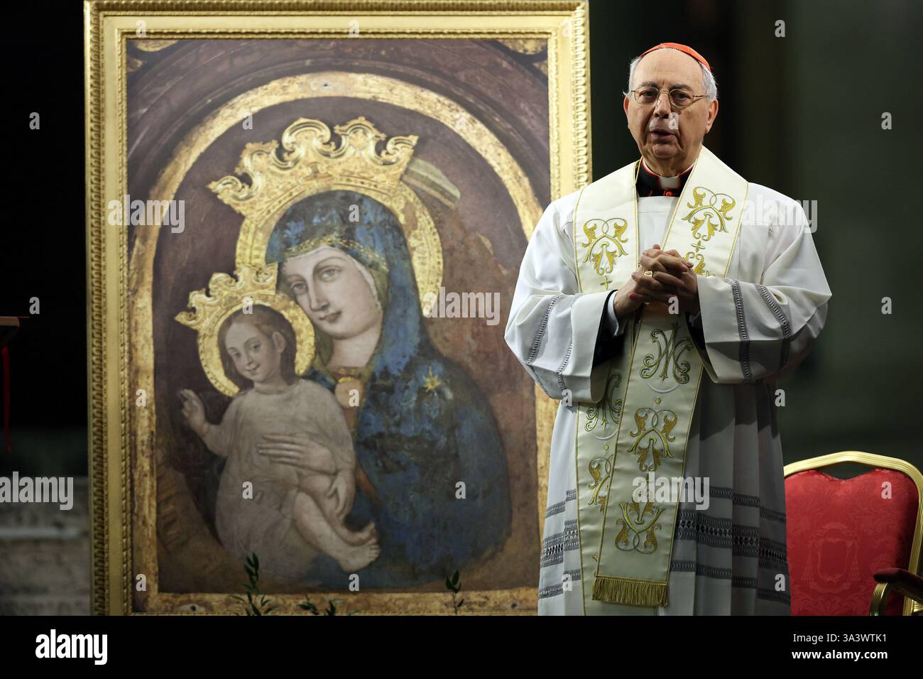 Vatican, Italy. 17th Mar, 2025. Cardinal Dominique Mamberti, Prefect of ...