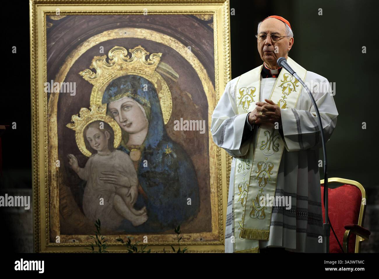 Vatican, Italy. 17th Mar, 2025. Cardinal Dominique Mamberti, Prefect of ...