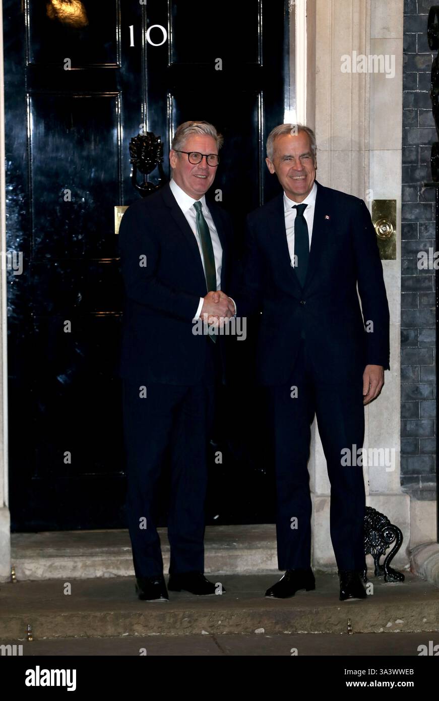 London, UK. 17th Mar, 2025. Prime Minister Keir Starmer welcomes Canada ...