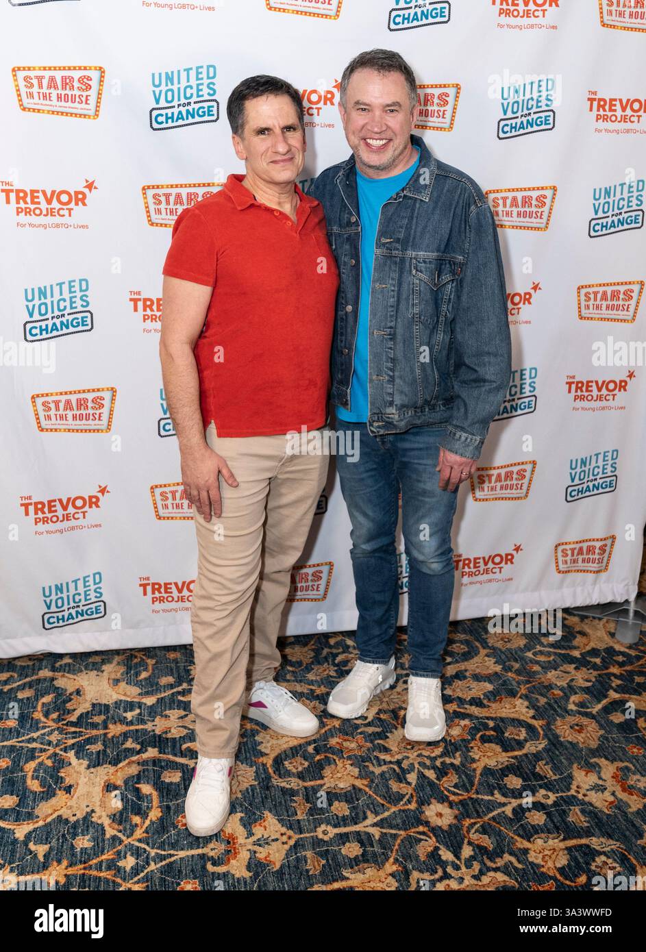 New York, NY, March 17, 2025: Seth Rudetsky and James Wesley Jackson attend Stars in the House ...