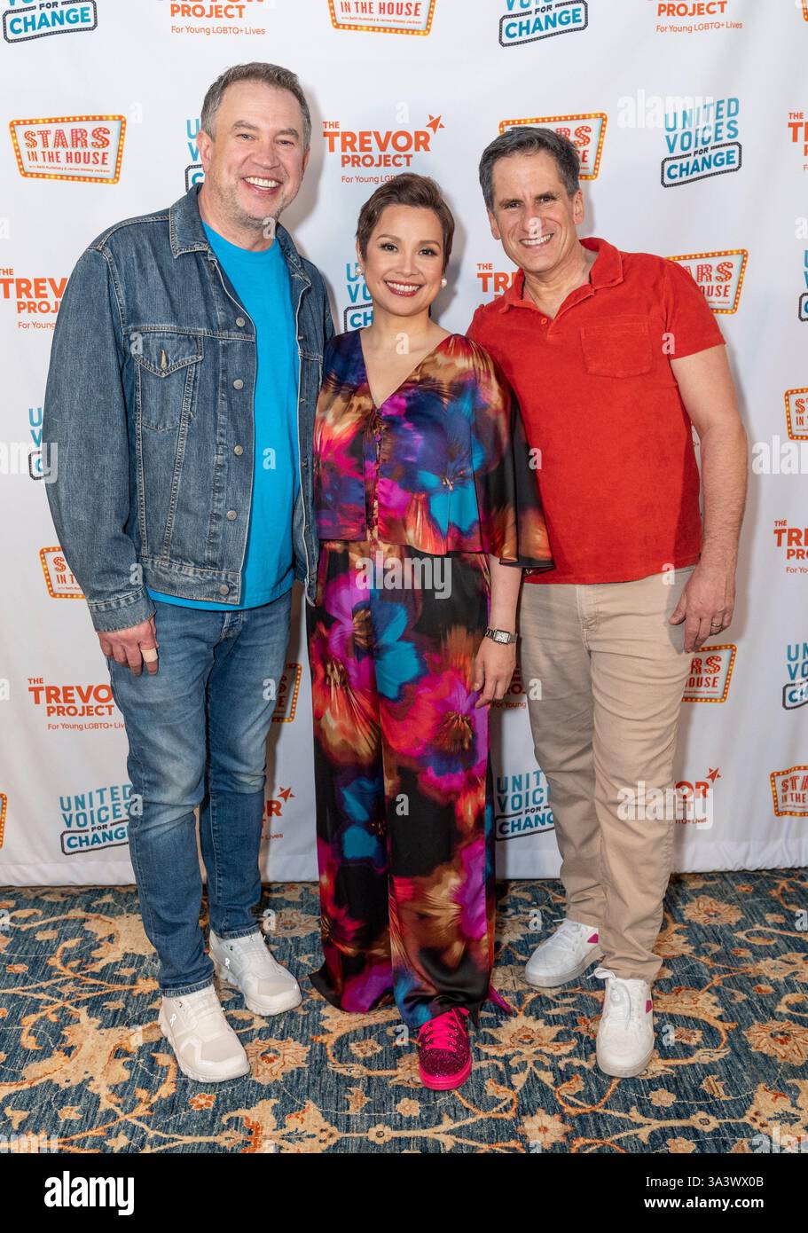 New York, USA. 17th Mar, 2025. James Wesley Jackson, Lea Salonga, Seth Rudetsky attend Stars in ...
