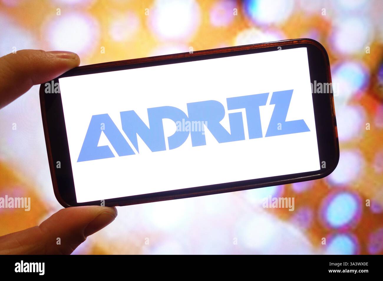 Poland. 17th Mar, 2025. In this photo illustration, the Andritz AG ...