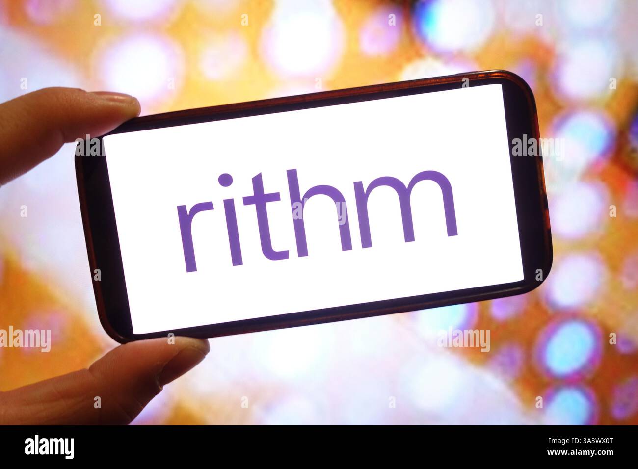 Poland. 14th Mar, 2025. In this photo illustration, the Rithm Capital ...