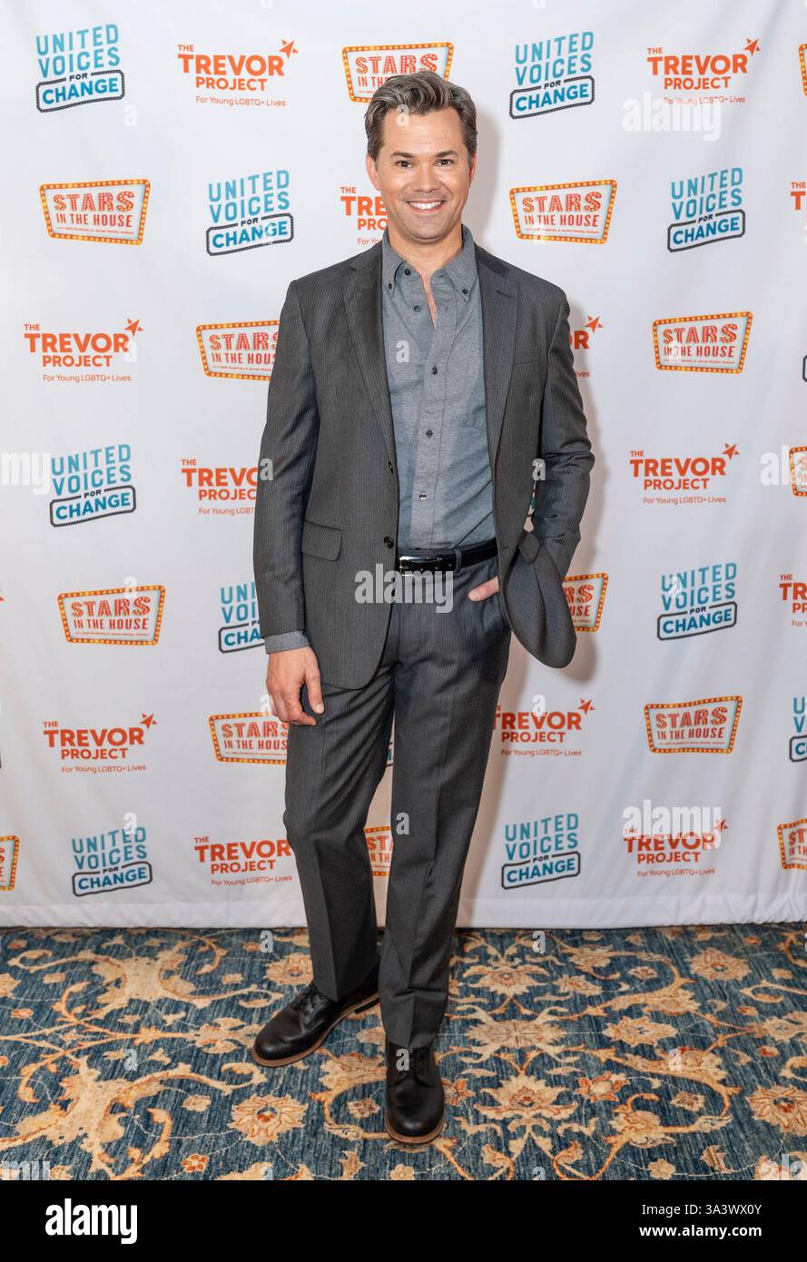 New York, USA. 17th Mar, 2025. Andrew Rannells attends Stars in the ...