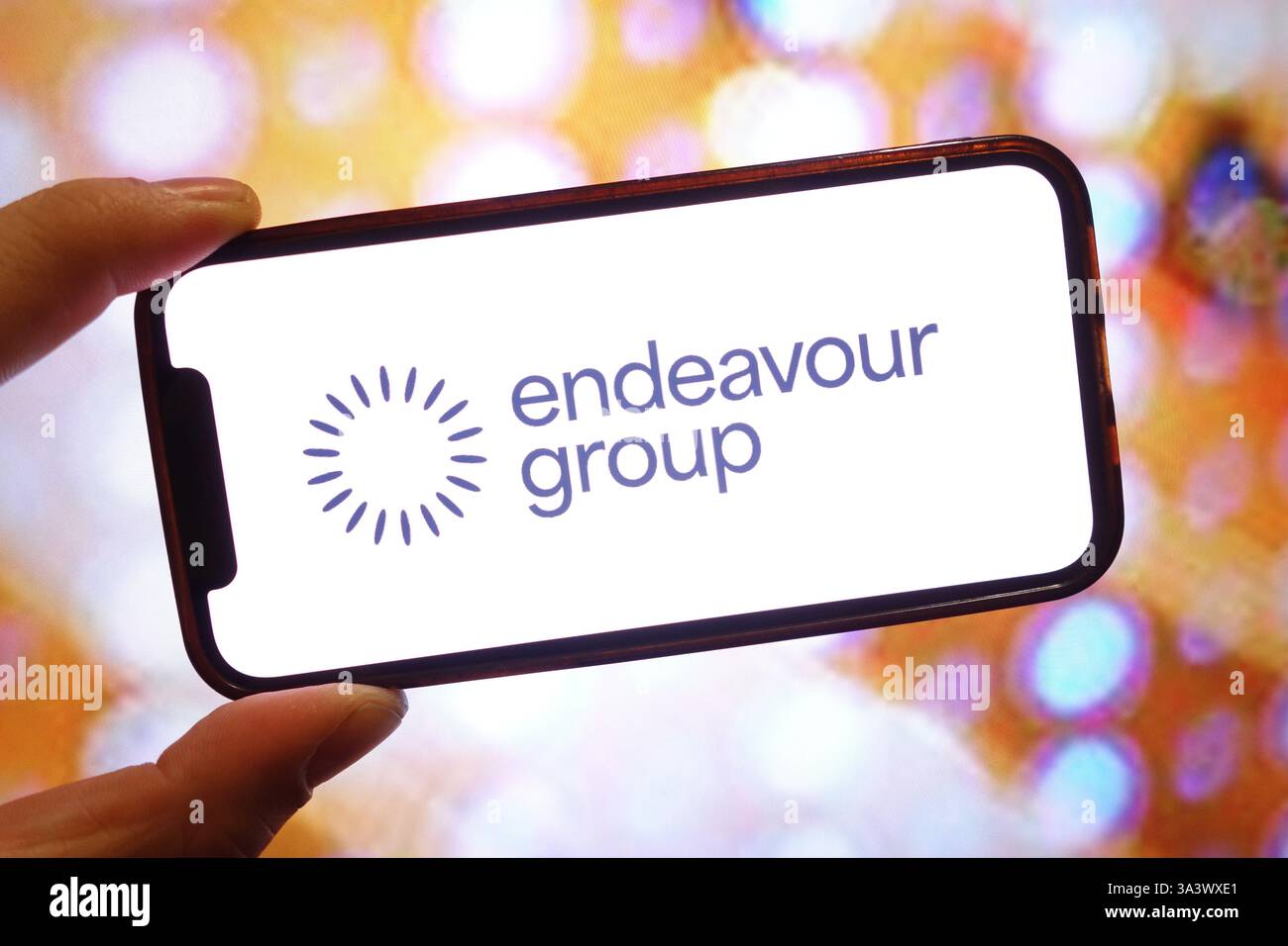 In this photo illustration, the Endeavour Group Ltd company logo is ...
