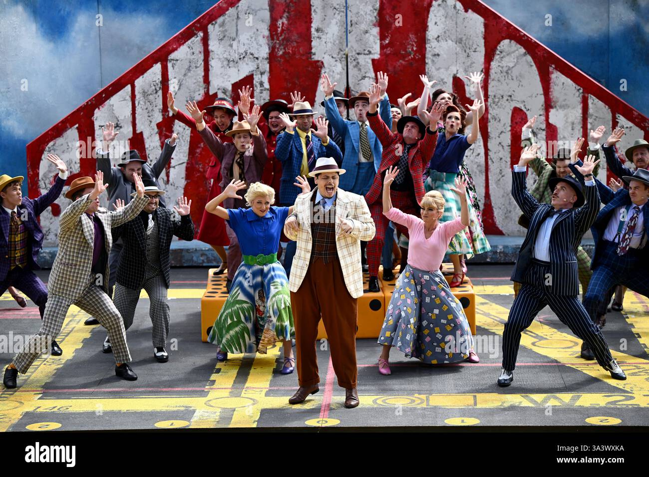 Sydney, Australia. 18th Mar, 2025. Jason Arrow, in the role of Nicely ...