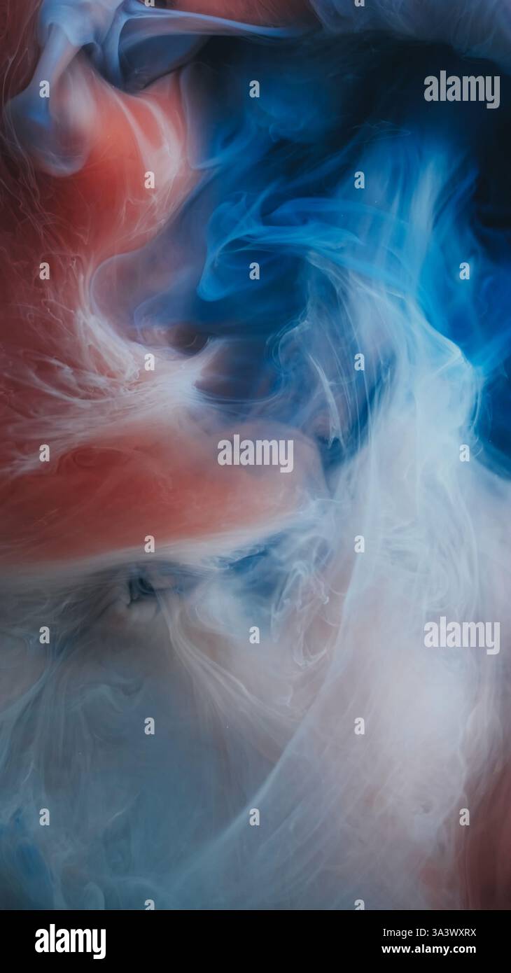 Blur steam paint water swirl hi-res stock photography and images - Alamy